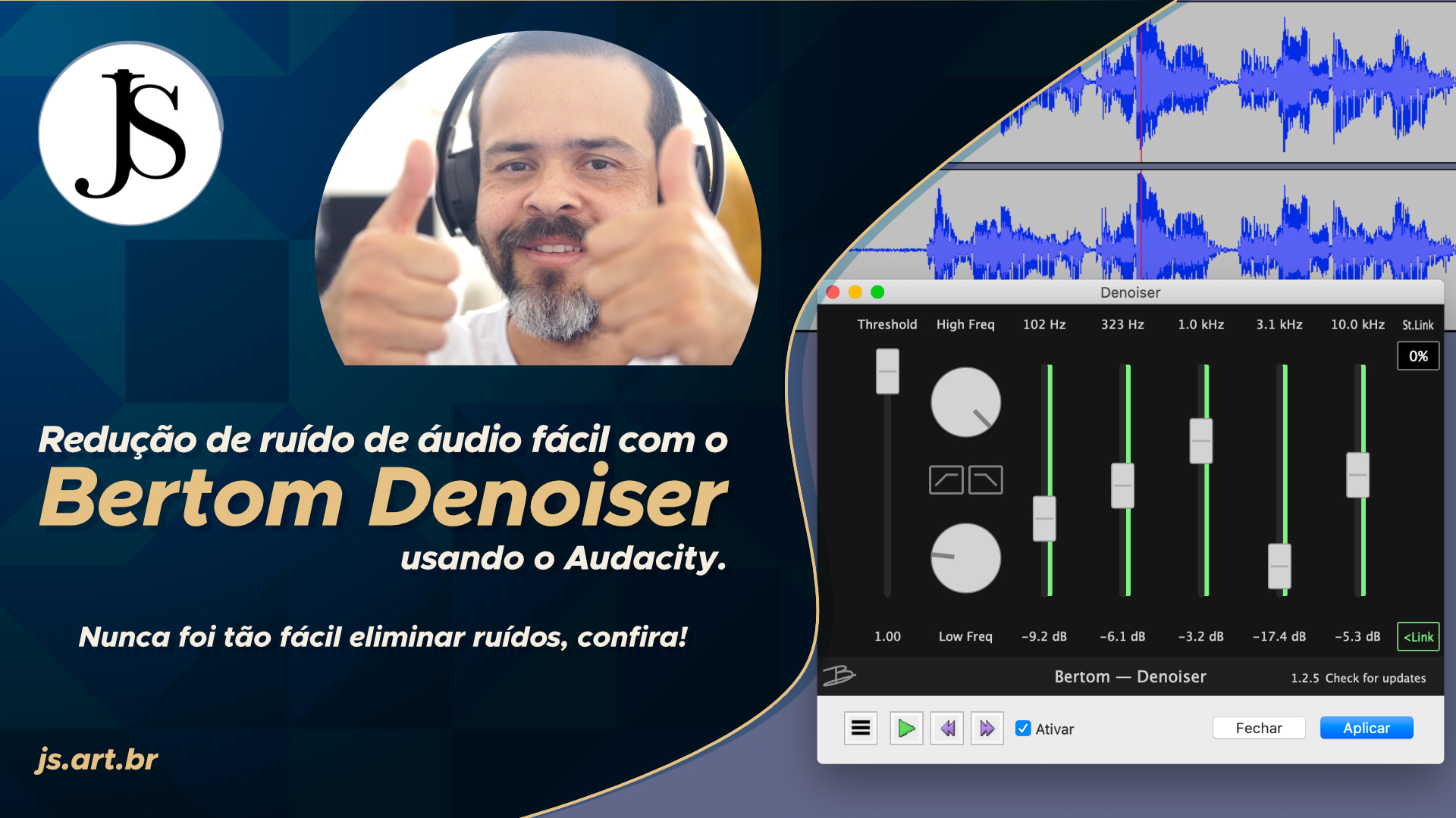 Tutorial — Bertom Denoiser - JS, Artista Digital
