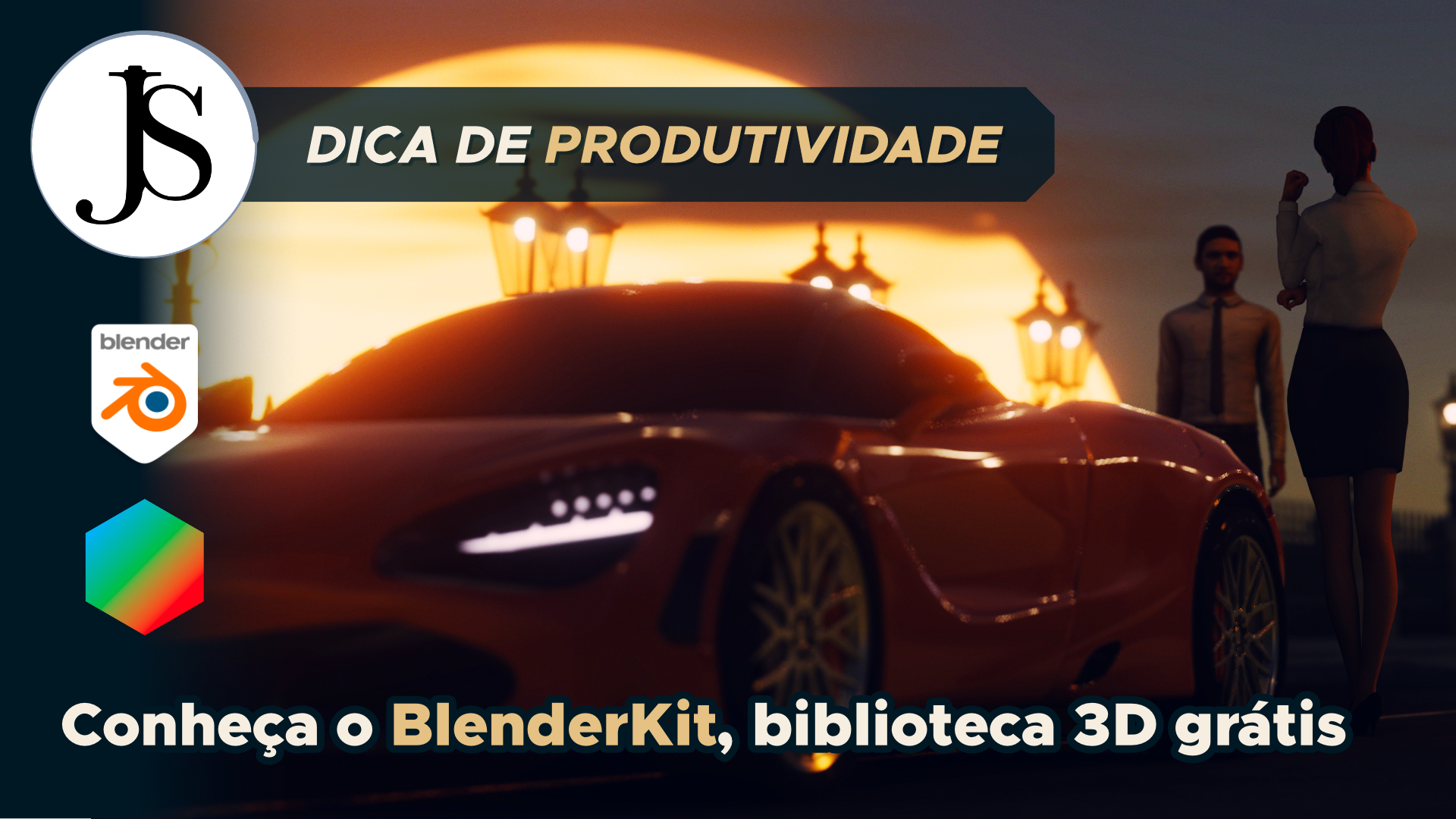 Dica — BlenderKit, uma biblioteca 3D grátis - JS, Artista Digital