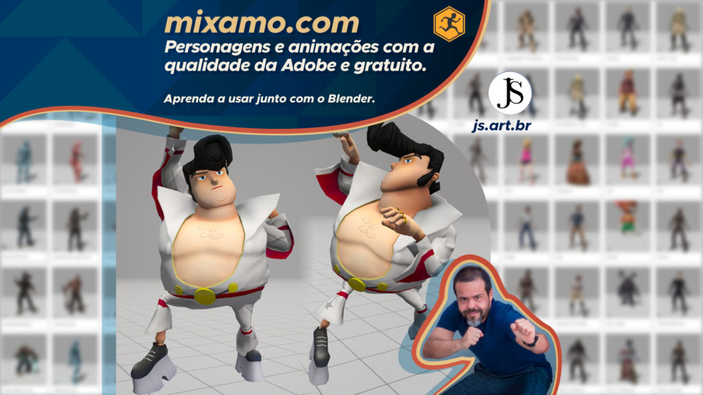 Minicurso — mixamo.com - JS, Artista Digital