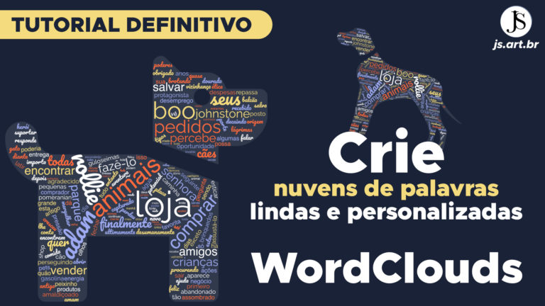 WordClouds: gerador de nuvens de palavras - JS, Artista Digital